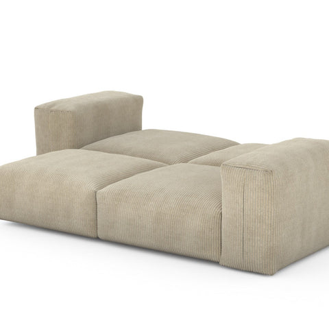 vetsak double lounger 199x168 cord velours sand – vetsak®