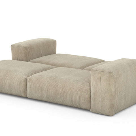 vetsak double lounger 241x210 cord velours sand – vetsak®