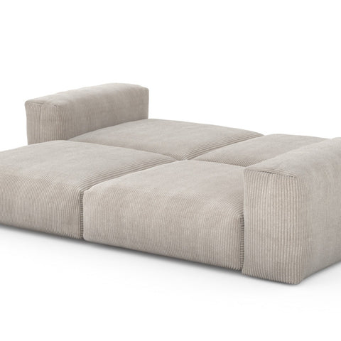 vetsak double lounger 241x210 cord velours platinum – vetsak®