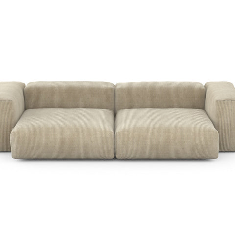 vetsak two module sofa 272x136 cord velours sand – vetsak®