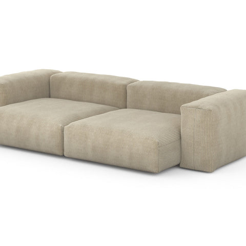 vetsak two module sofa 272x136 cord velours sand – vetsak®
